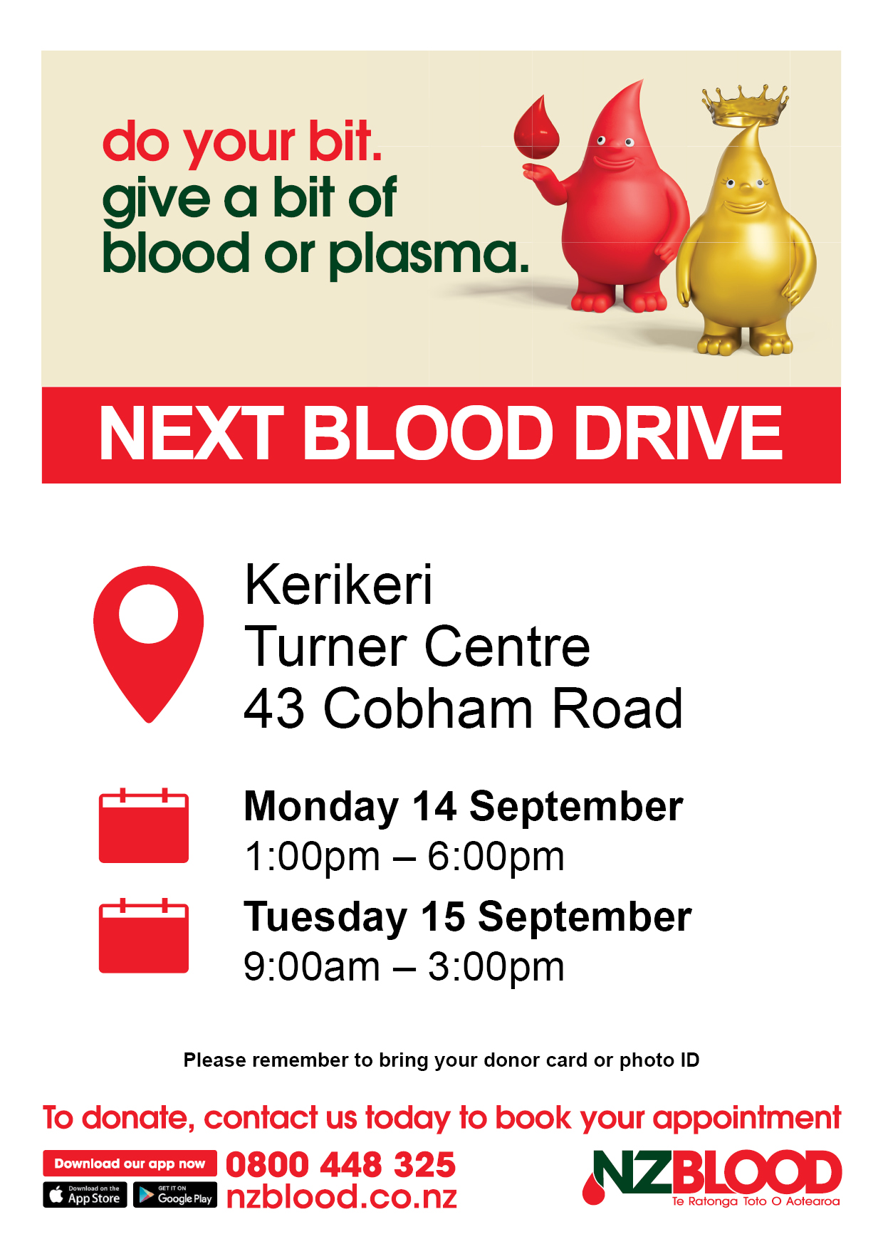 Blood Drive - Turner Centre