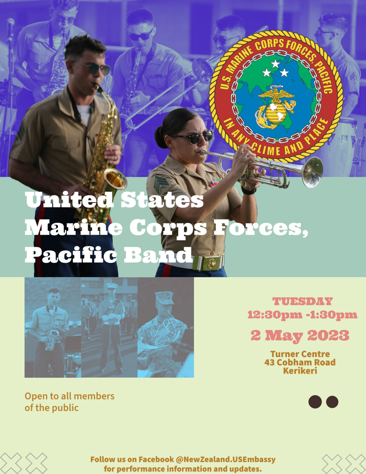 Lunchtime Concert - U.S. Marine Corps Band - Turner Centre